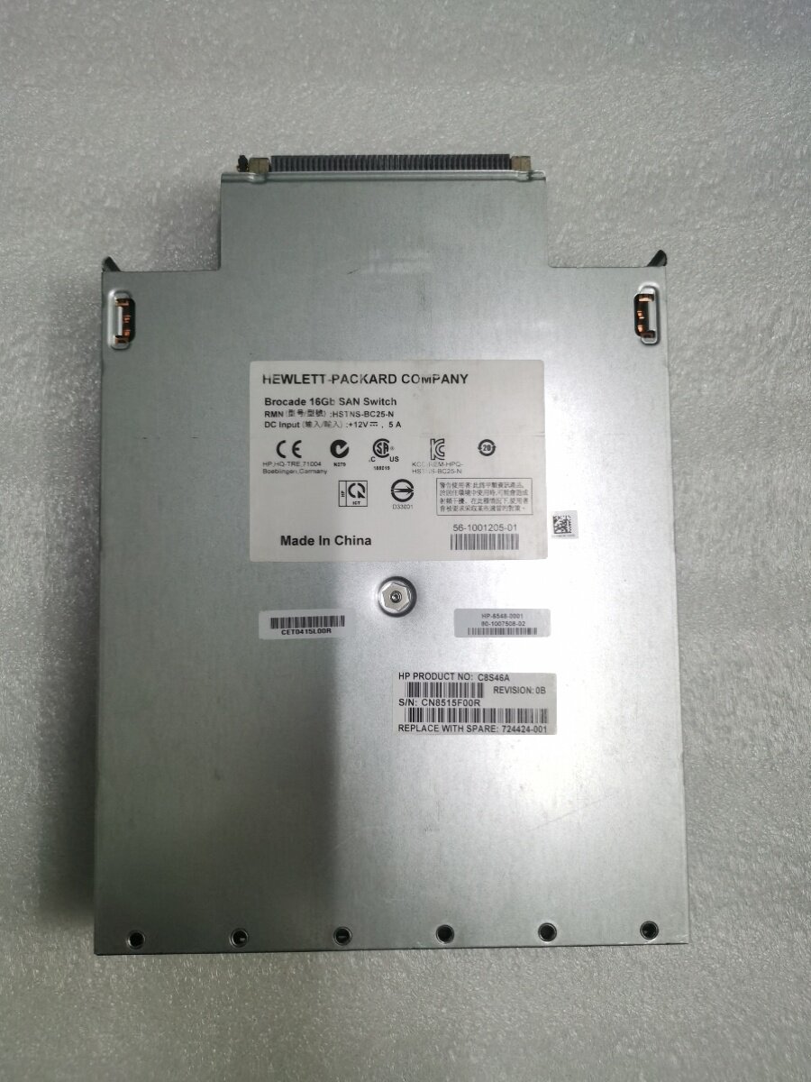 C8S46A 724424-001 HP BROCADE 16GB/28C SAN Switch HSTNS-BC25-N ...