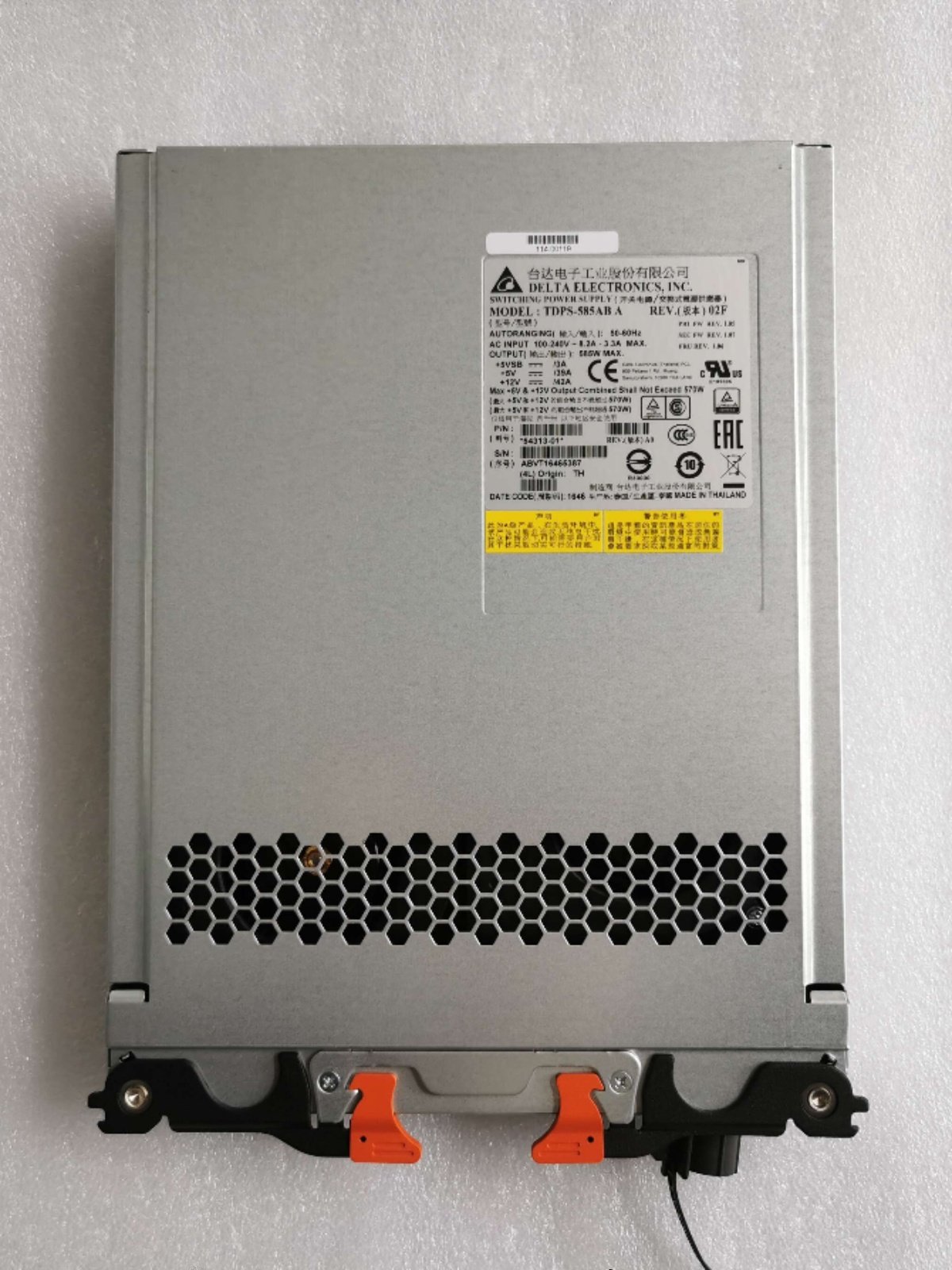 54313-01 TDPS-585AB A 114-00119 Netapp E5600 AS1100H Power Supply ...