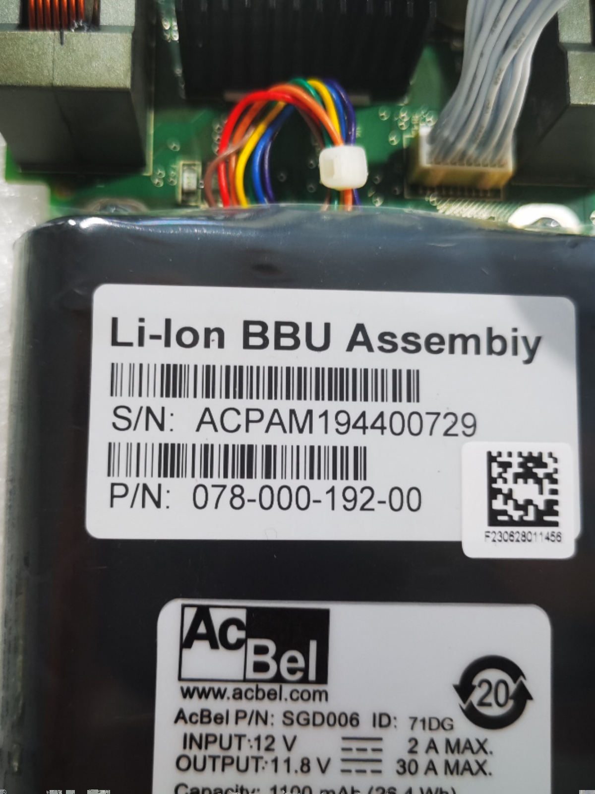 078-000-192 EMC Unity XT 380 480 680 BBU Battery 078-000-155 - kkomputertech