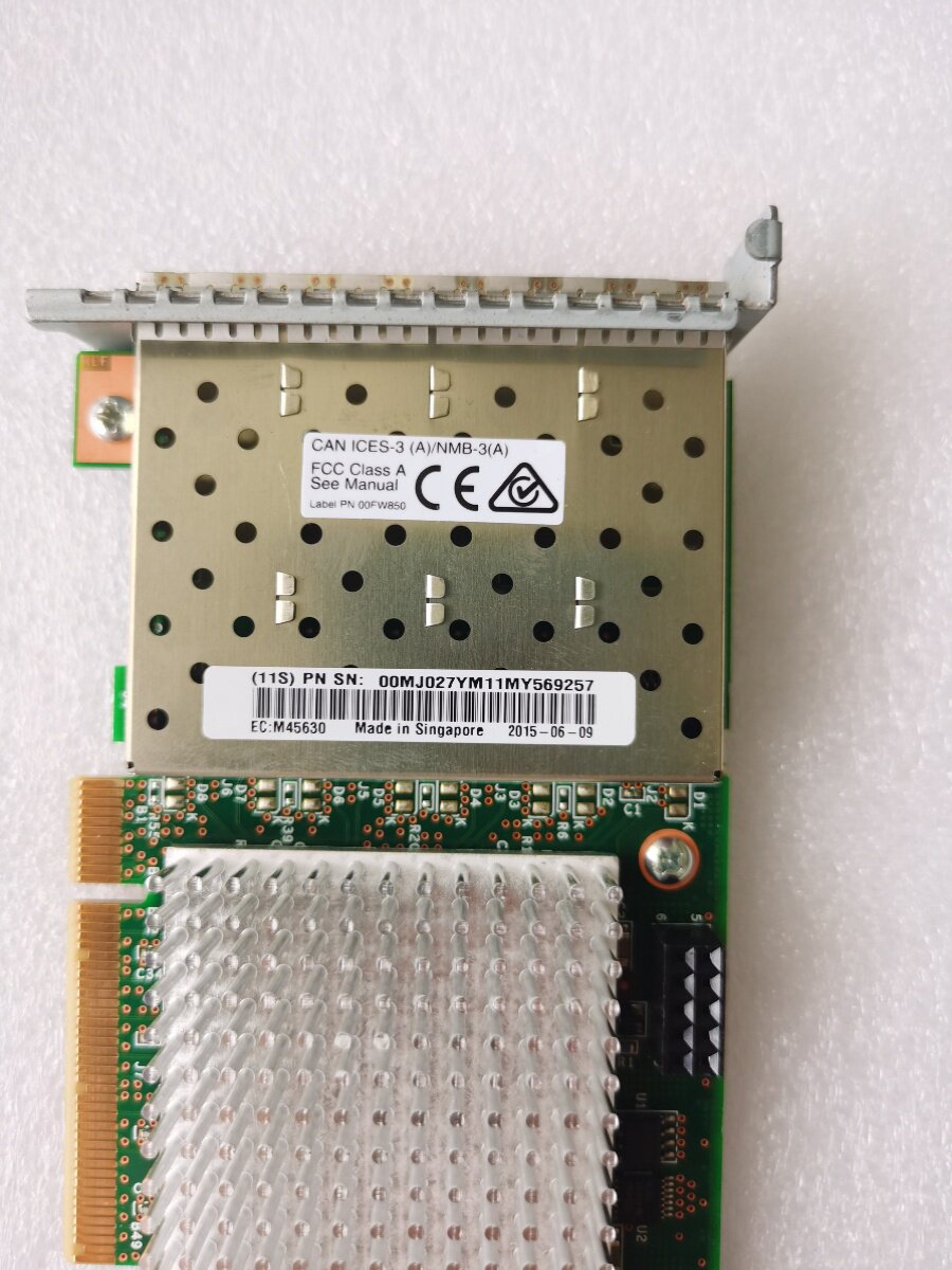 IBM V7000 2076-524 8GB 00MJ027 00MJ028 Quad-Port Fiber Optic Daughter ...