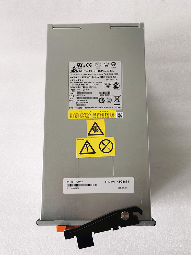 46C8871 46C8863 81Y2436 81Y2440 IBM DS5100 DS5300 525W Power Supply ...