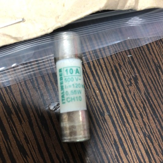 ITALWEBER熔断器1422010 10A 500V 1422002-004-006 1422020 保险