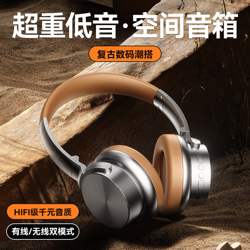 2025 new retro over-ear bluetooth headphones a53 review | american ...