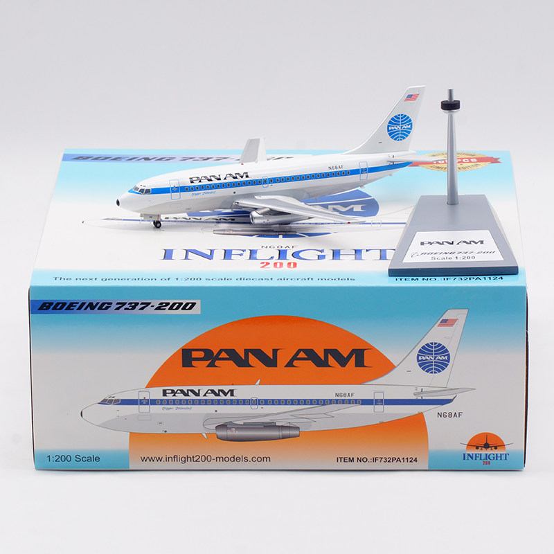 Inflight 1:200 boeing b737-200 model: alloy material recreates the ...