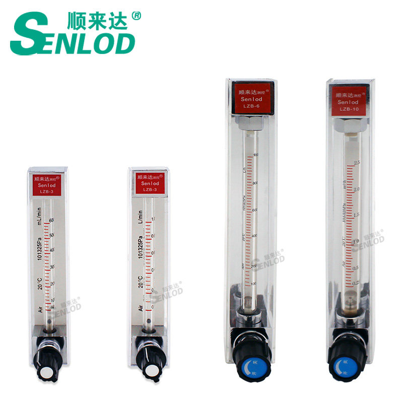 Shunlaida * Glass Rota Flow Meter LZB-3 4 6 10 Float Flow Meter Gas ...