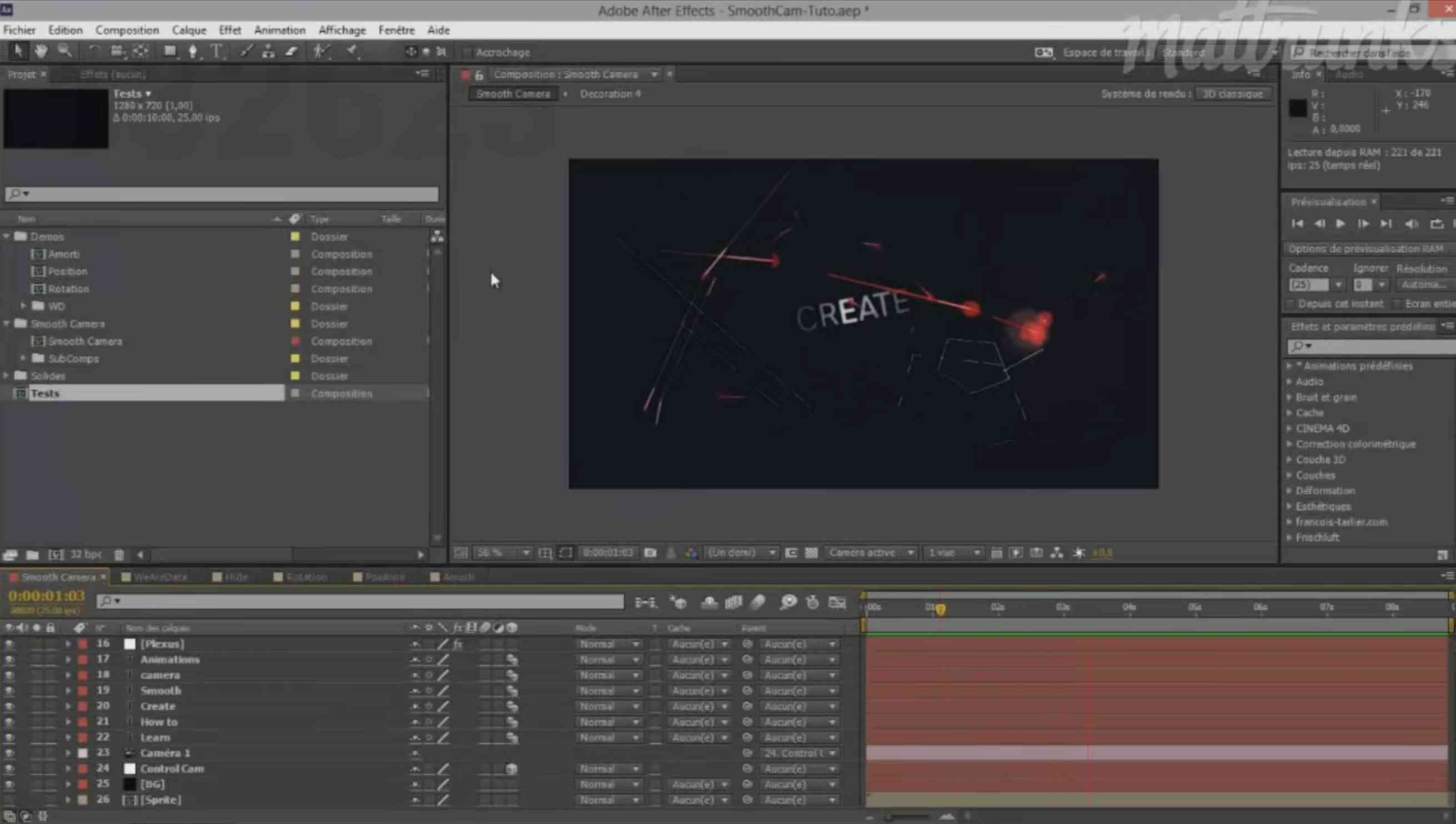 在After Effects里创建平滑的相机动画教程 - 视频素材资源网 CGSOP.com
