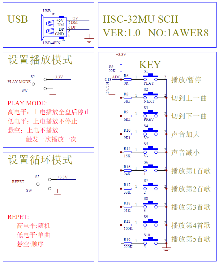 AC1082触发播放语音芯片 可带SPI FALSH模拟U盘存储 提供技术支持-阿里巴巴
