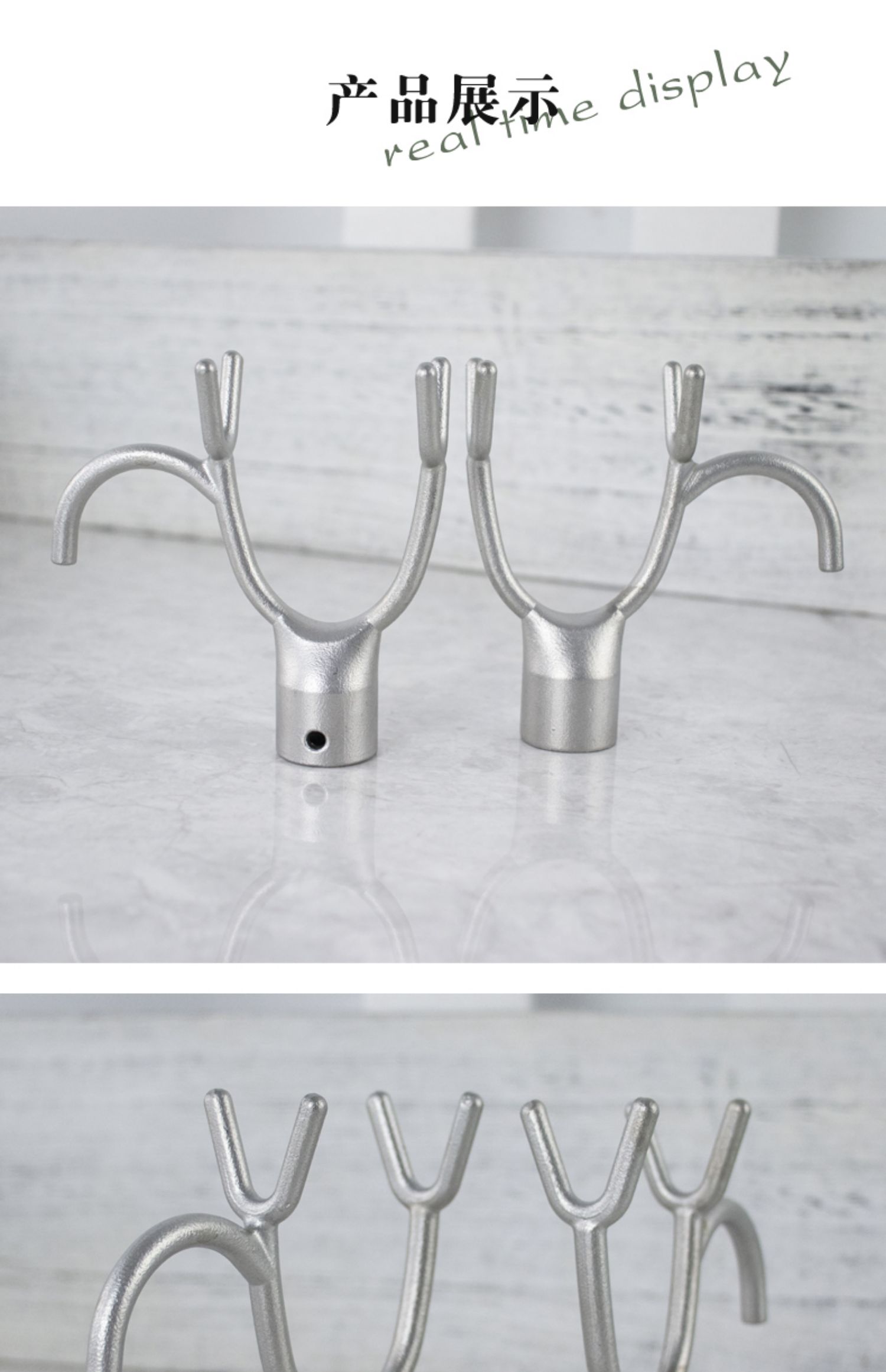 IYR7晾衣叉头金属304不锈钢一体丫挂钩晾衣杆伸缩衣架撑挑衣撑衣-阿里巴巴