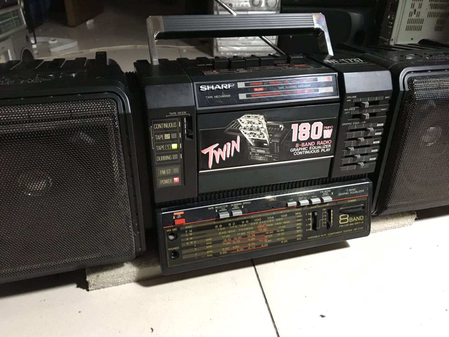 日本SHARP-WF-T737夏普收录机，同轴双卡录音机，功能全好为何如此稀少？-收录机/手提CD/面包机-淘宝好物网