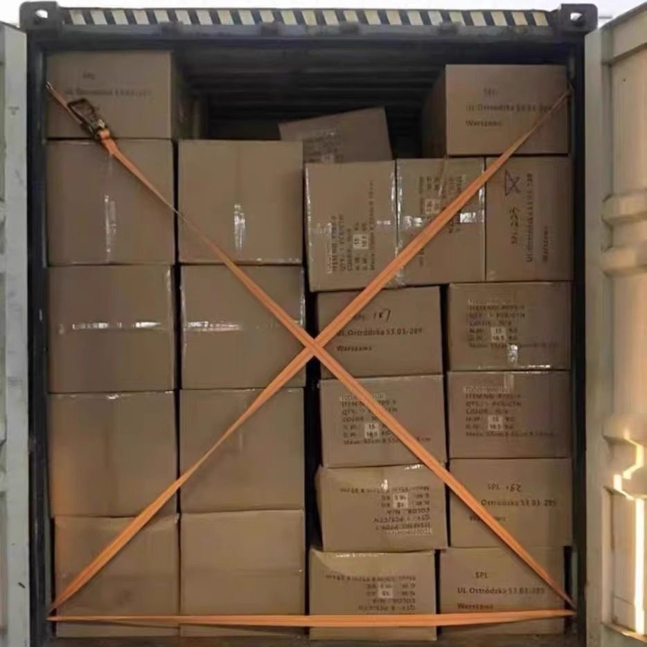 集装固定绳集装箱绑带加固带出口货柜固定货车货物捆绑5cm4米整套