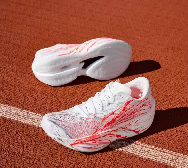 安踏C2026心跳格桑花男子跑步鞋 氮科技减震防泼水透气 2025新款休闲健步鞋