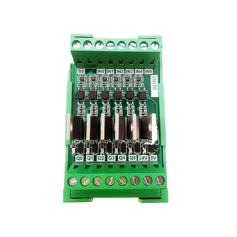 [USD 14.24] 6-way PLC Output Amplifier Board Output PNP Input Universal IO Single Wafer 12-24V ...