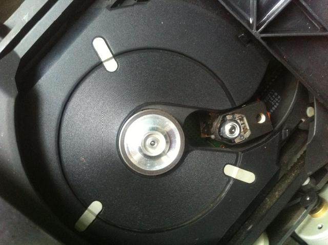 Red light 2JG-CD01 CD player with Philips CDM4 light head