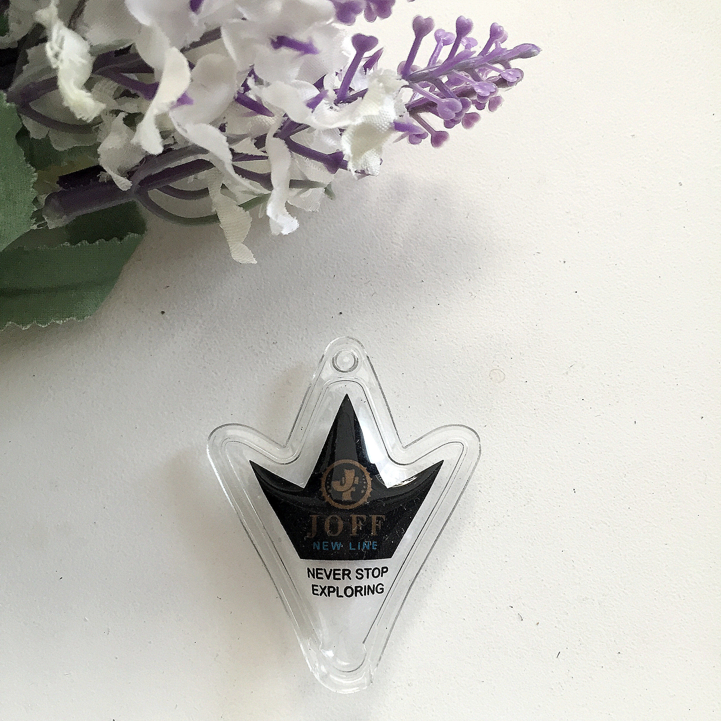 High-grade pvc down tag bubble label custom-made crown shape down bag ...