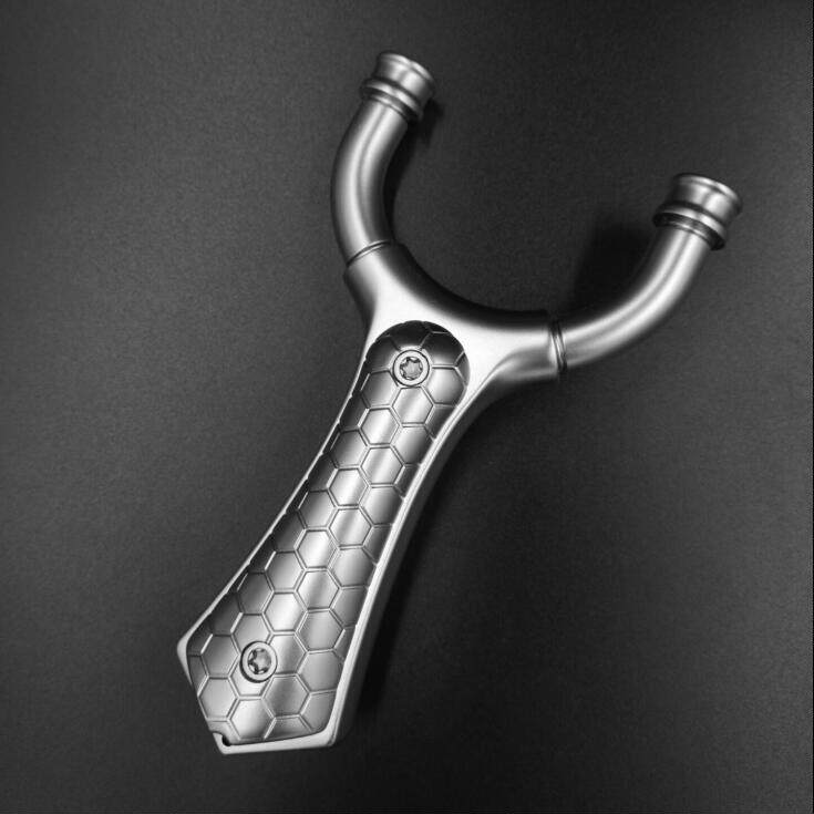 Titanium outdoor, high-end CNC titanium alloy slingshot, bow name: deer ...
