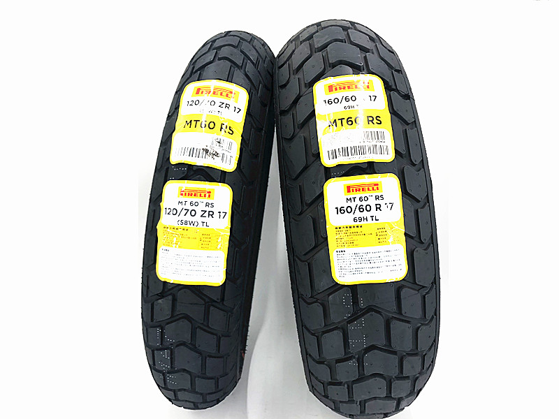 Pirelli MT60RS Turtle Back All-Terrain Vintage Motorcycle tires 120 70 ...