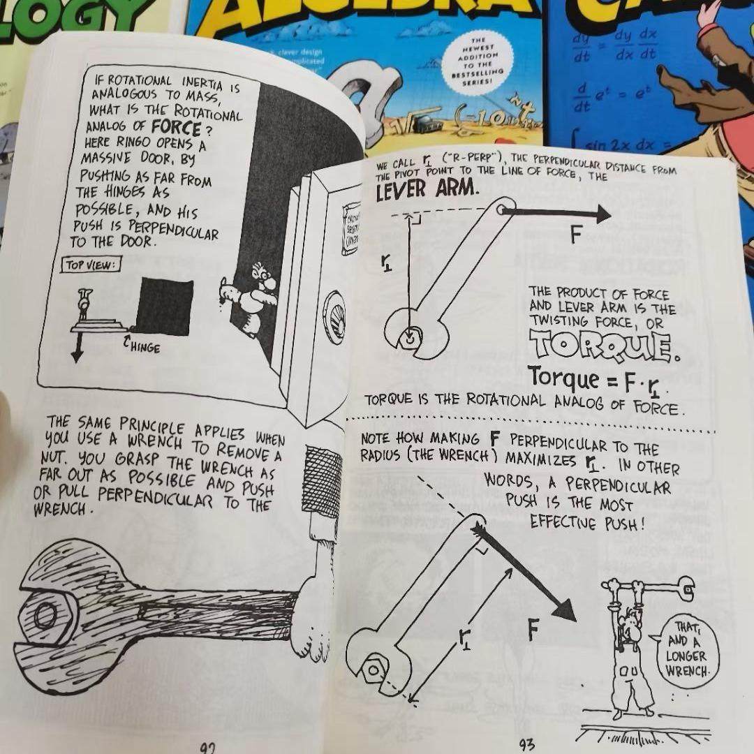 The Cartoon Guide to Calculus & Physics 10册，爆笑科普漫画怎么选？-绘本/图画书/少儿动漫书-淘宝好物网