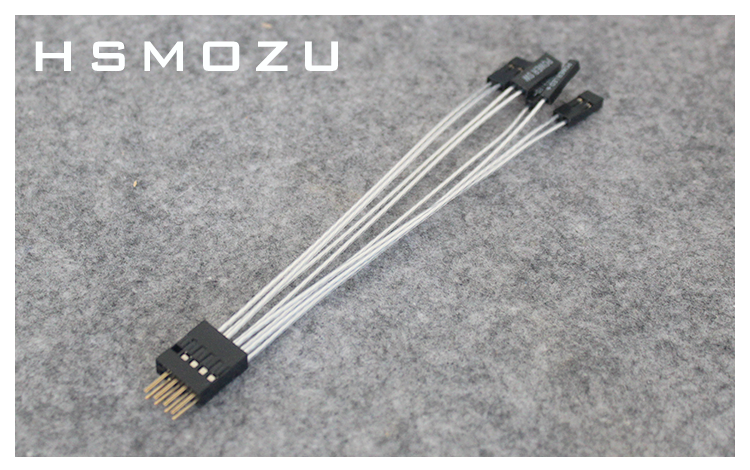 Hsmozu Nzxt Chassis Front Panel Switch Set Overall 9-Pin to Split Four ...