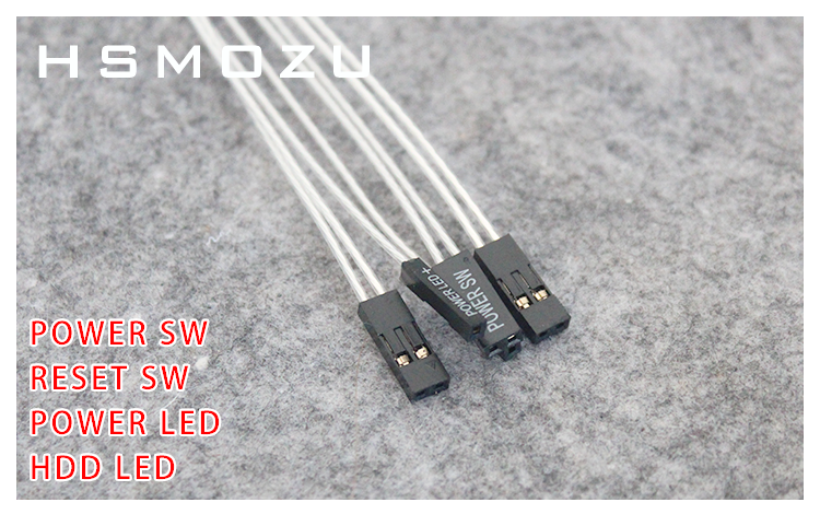 Hsmozu Nzxt Chassis Front Panel Switch Set Overall 9-Pin to Split Four ...