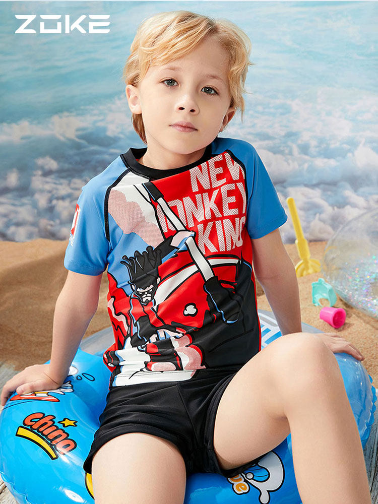 Zoke Zhouke Children's Swimsuit Boys' New Arrival Sunscreen Quick ...