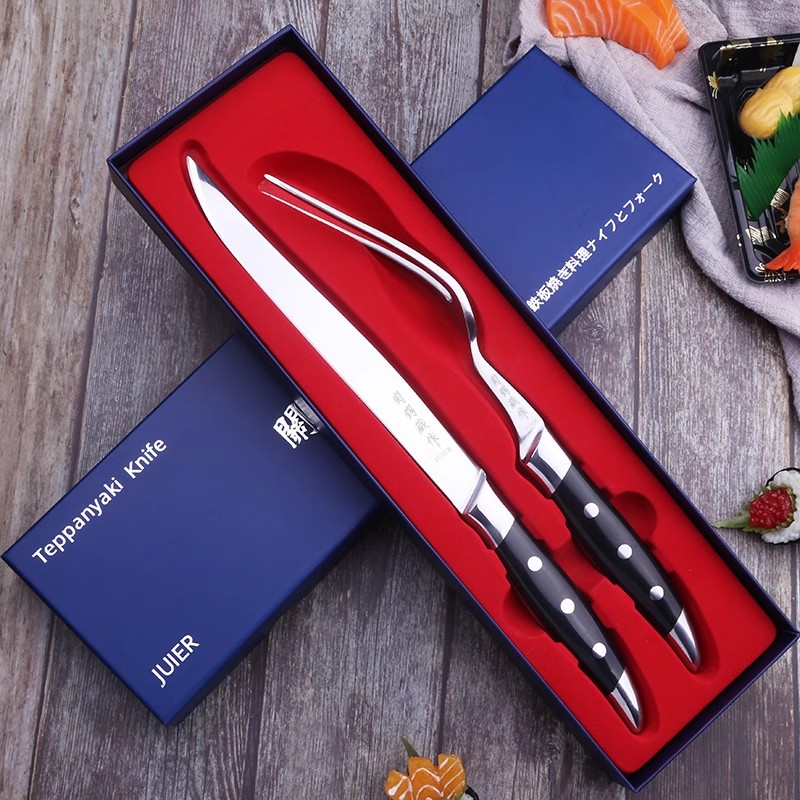 日式鐵板燒專用刀叉套裝不銹鋼德國鋼拓牌鐵板刀叉西餐牛排刀叉|西餐餐具套裝|ETMall東森購物網