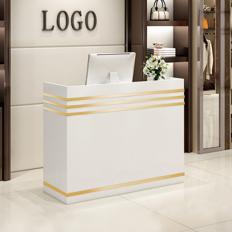 Buy Cashier counter Bar simple modern clothing store front desk ...