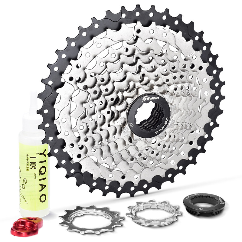 Mountain bike bicycle flywheel card type rotary fly 8-speed 9-speed 10 ...