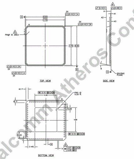 QCA6410-AL3C QCA6410 200M Power Line communication chip Qualcomm ...