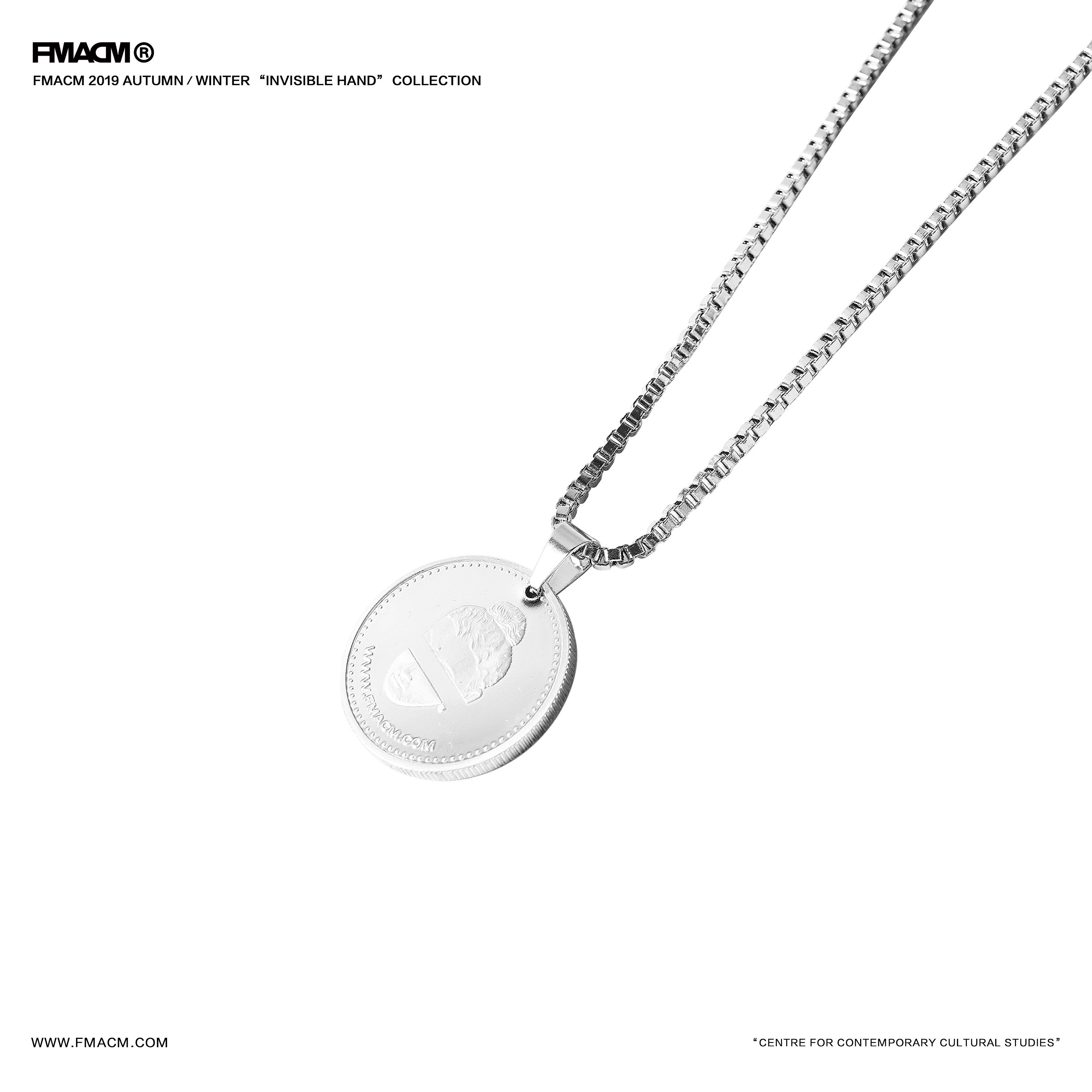 FMACM 6 anniversary coin pendant classic Buddha head Zinc alloy silver ...