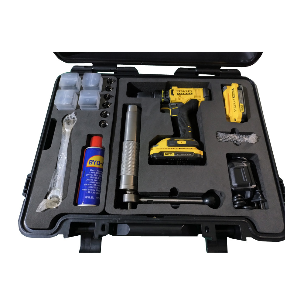 便携式毁锁器JLHH-6000 消防防盗门破拆开锁工具 手动拆锁芯机器