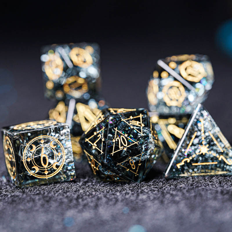 💥 Are you still worried about choosing dice? this black lightning ...