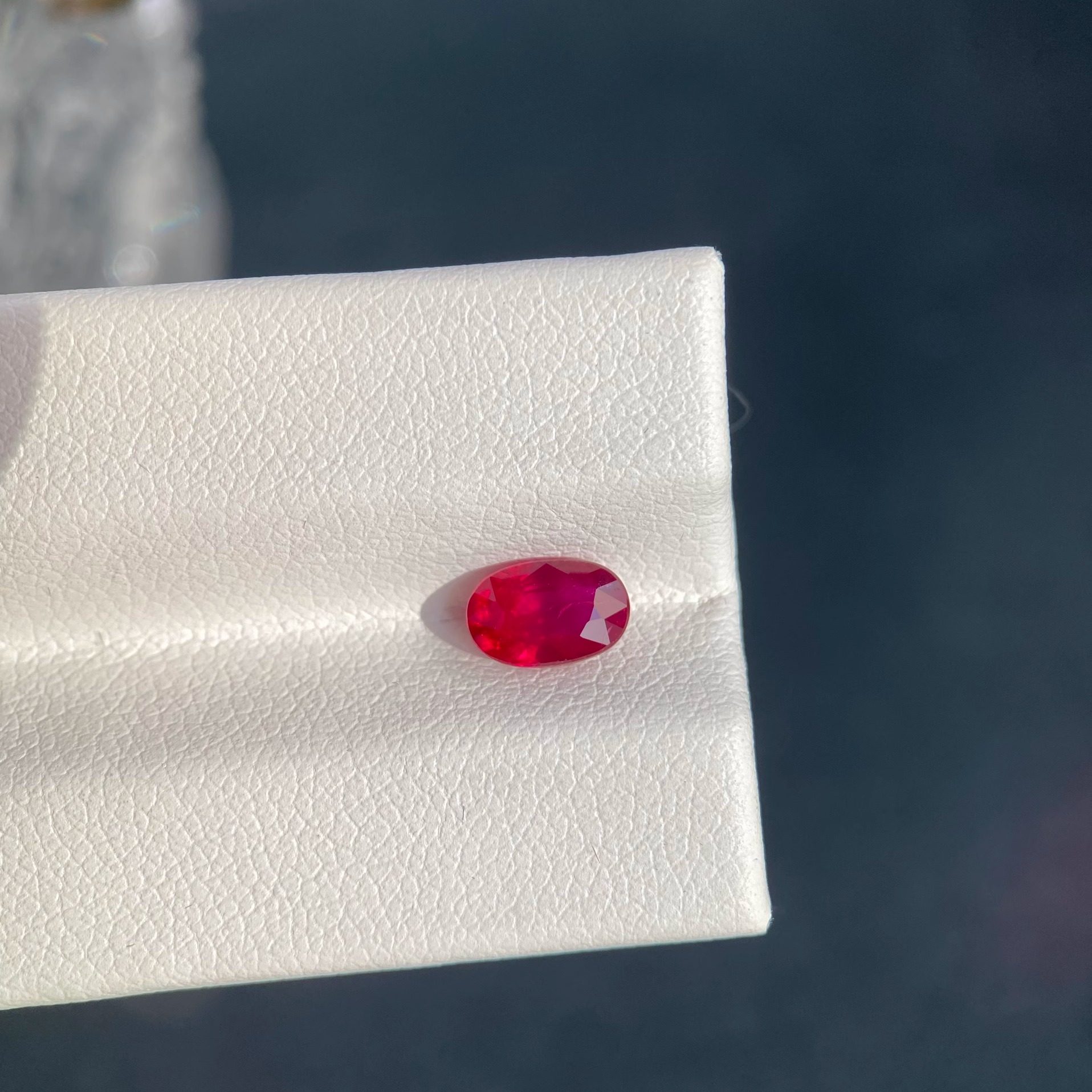 天然椭圆形无烧鸽血红GRS红宝石1.09ct：💍珍稀宝石，奢华定制，让你成为焦点 -裸石-淘宝好物网