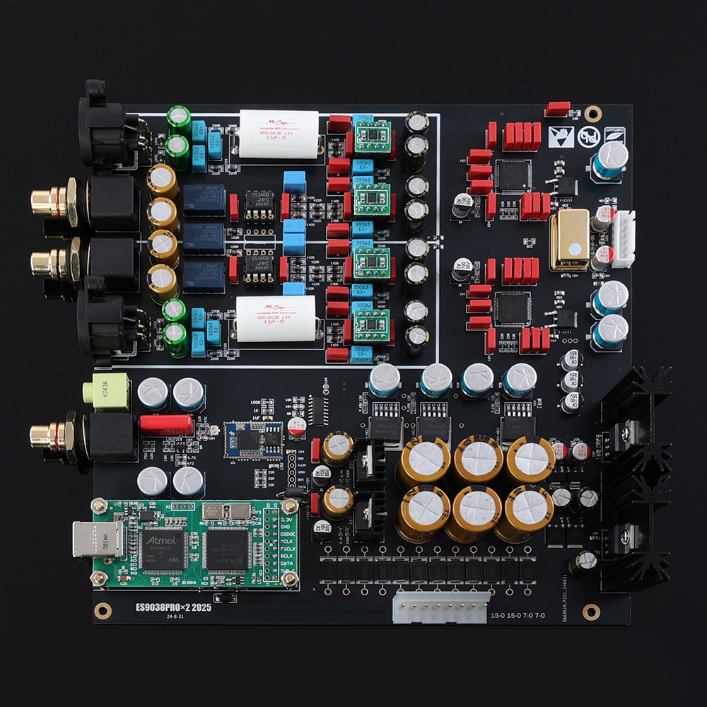 雙核心ES9038PRO解碼板 支援DSD解碼的DAC音訊解碼器 羅德雨ES9038PRO音響配件