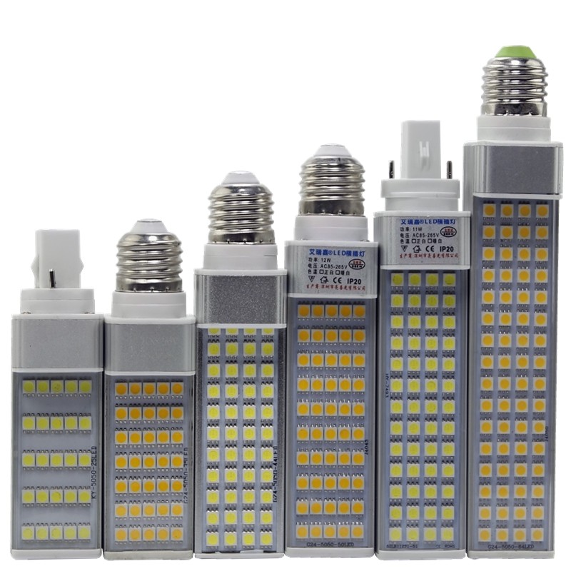 LED horizontal insert lamp full aluminum constant flow source led plug ...