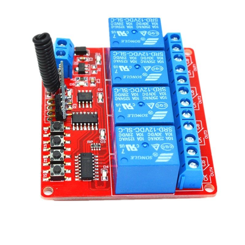 433M wireless learning module Wireless smart module 4 keys high-power ...