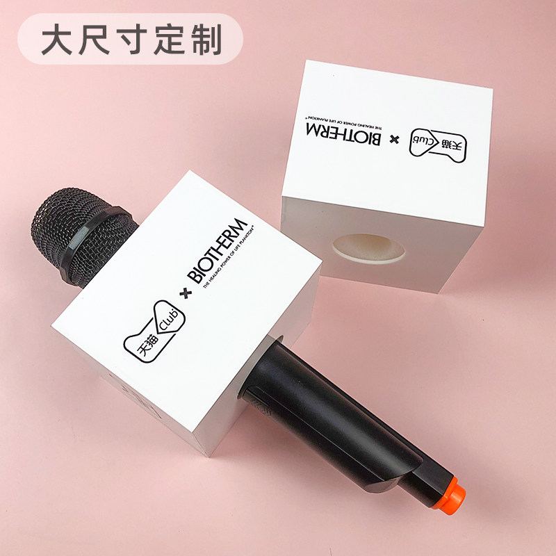 [USD 14.24] Mickey microphone box Large-size custom-made table logo ...