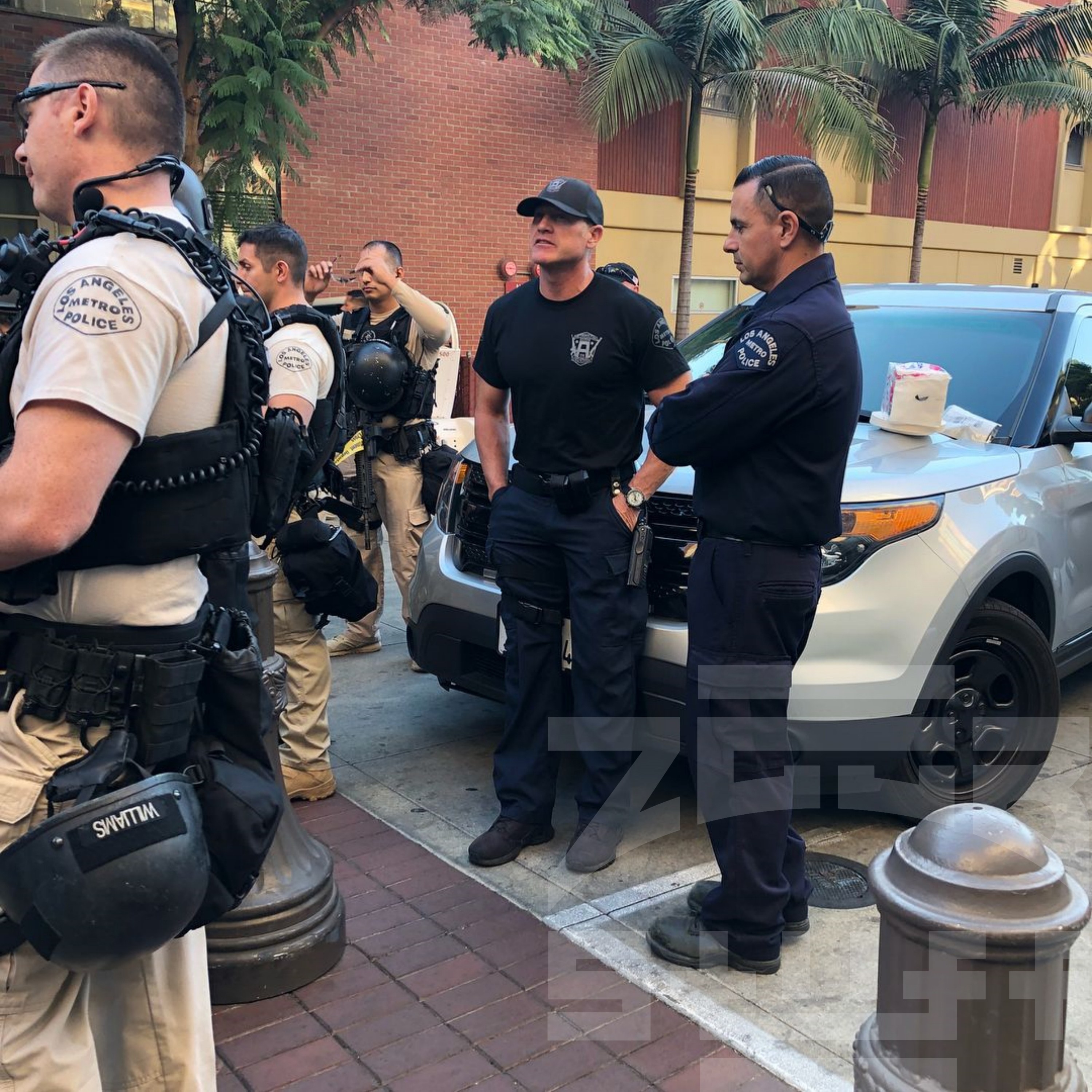 【ZGGB】LAPD METRO TRT 洛杉矶警局SWAT战术小组A排 体能训练T恤