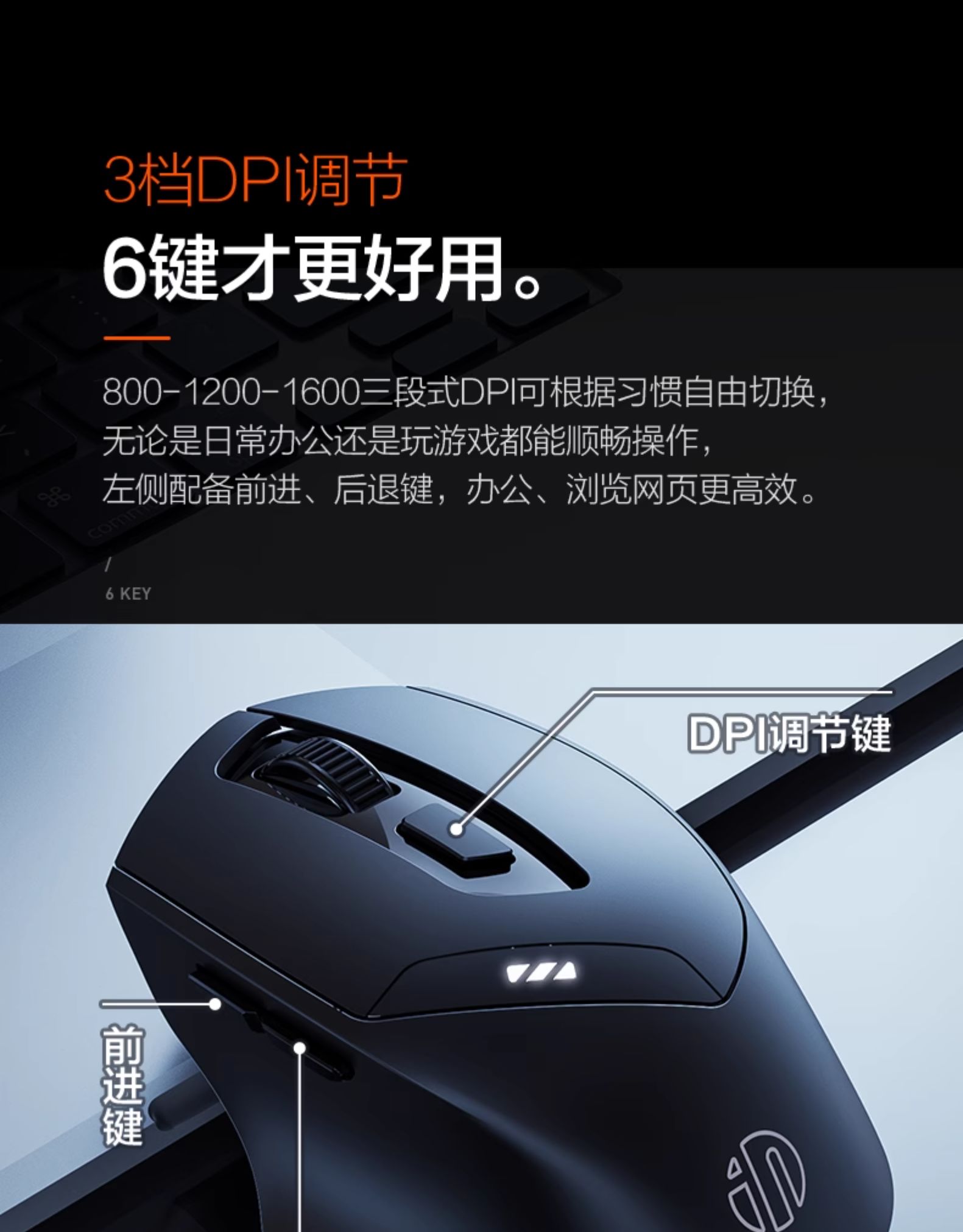 英菲克DR01無線鼠標藍牙三模type-c快充電辦公靜音游戲電競便攜適用華碩筆記本戴爾電腦蘋果手機ipad聯想平板|無線滑鼠|ETMall東森購物網