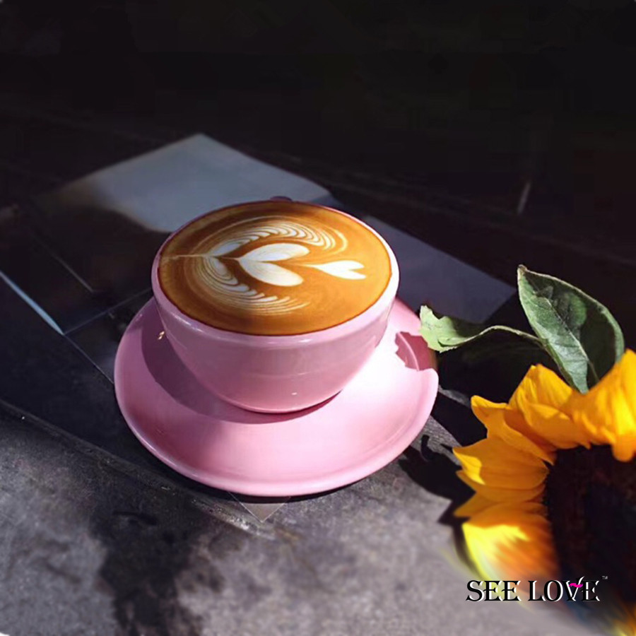 SEELOVE释爱意大利WBC比赛咖啡馆专业卡布拿铁拉花厚咖啡杯240ml，专业咖啡爱好者的选择？-咖啡杯-淘宝好物网