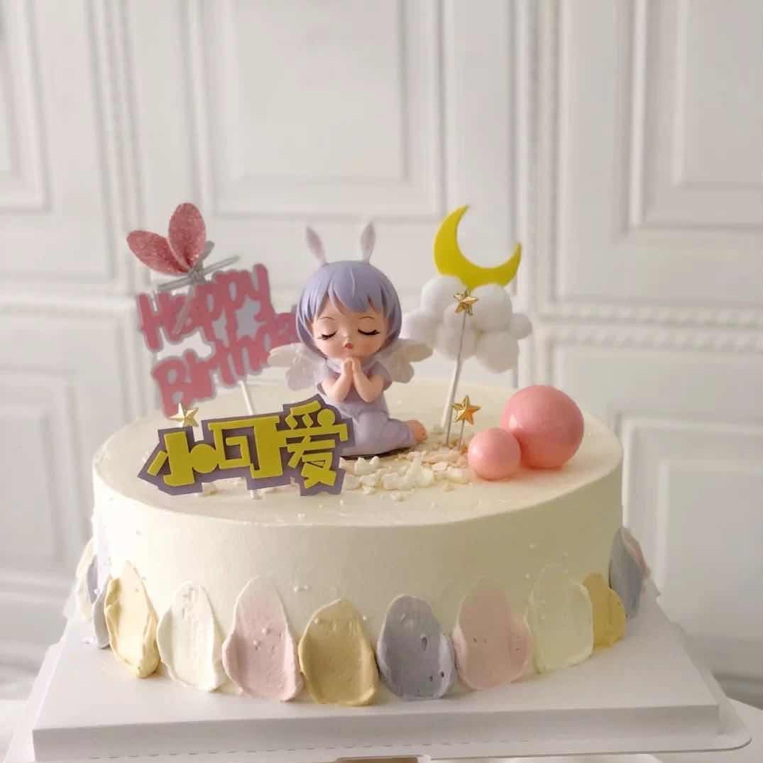 Annie Baby Cake Decoration Ornaments Baby's First Birthday Cute ...