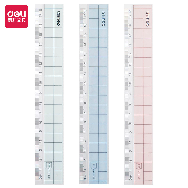 [USD 4.37] Dell Transparent Straight Ruler 18cm Ruler with Wavy Line ...