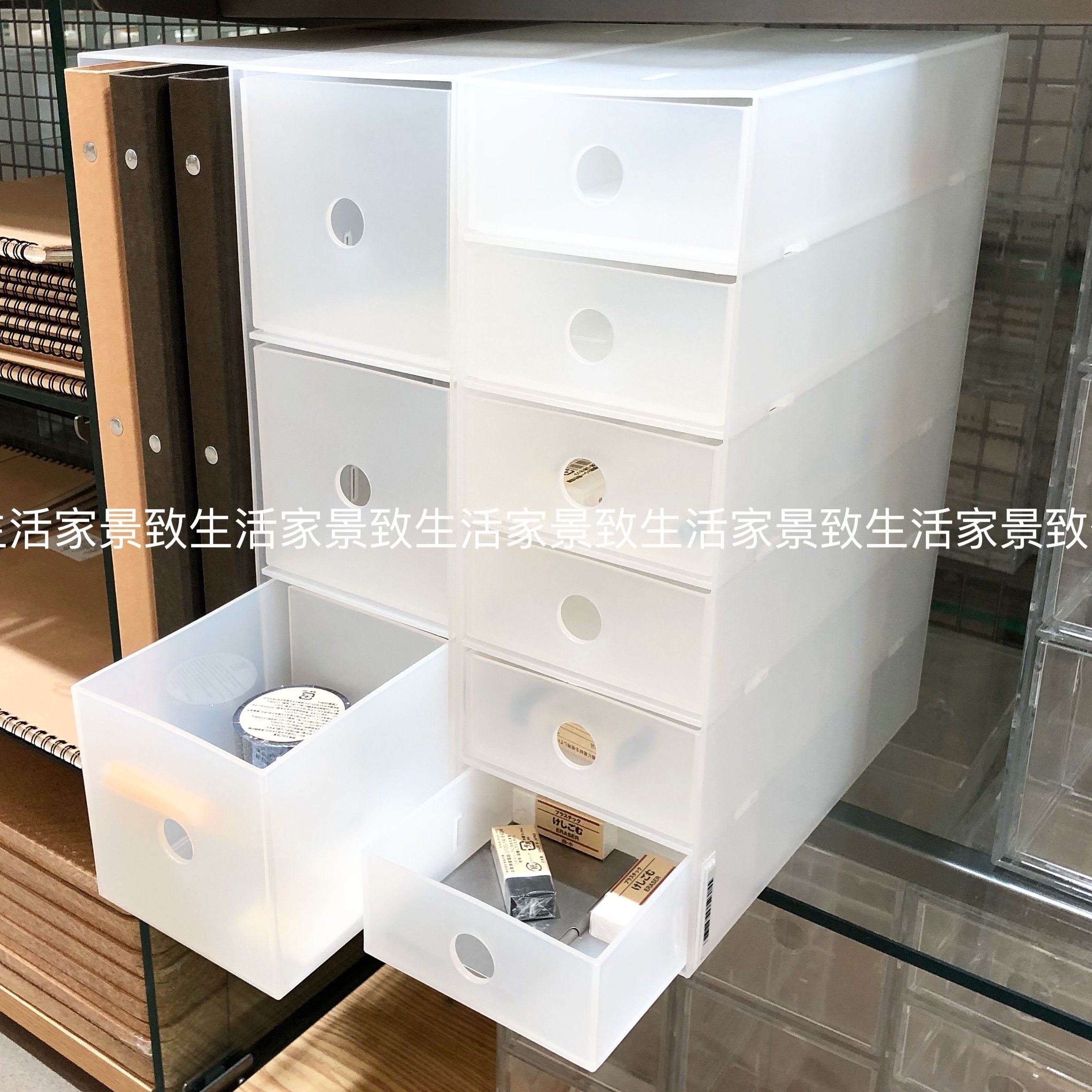 [USD 45.36] MUJI unprinted good products 3 6-layer drawer-type small ...