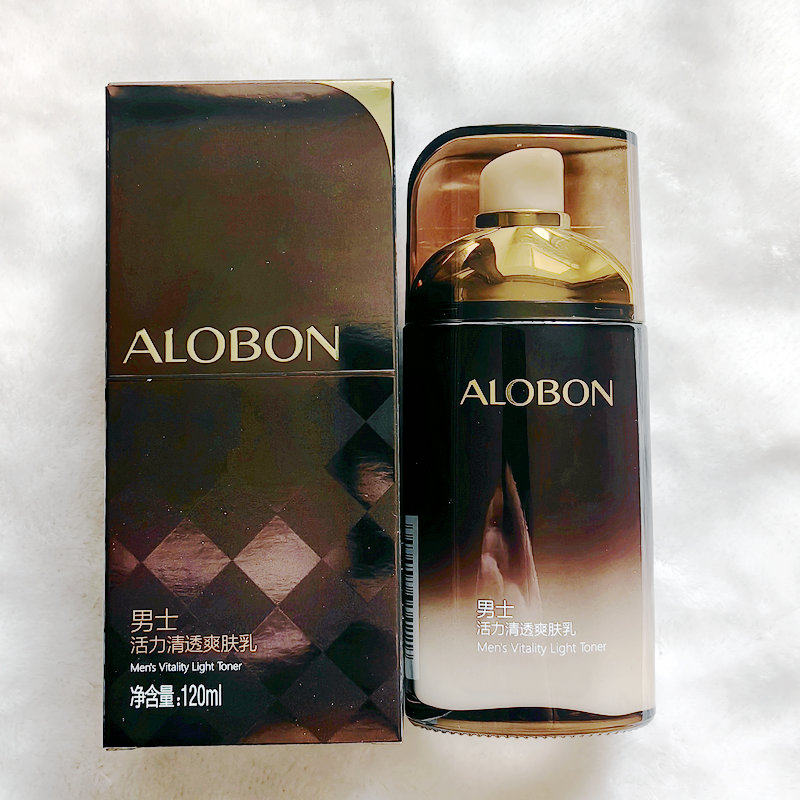 AloBon雅邦男士活力清透爽肤乳120ml：告别干燥，肌肤清爽一整天！-男士面部乳霜-淘宝好物网
