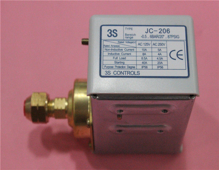 Korea 3S pressure switch JC-206 New original Korea 3S JC-206 pressure ...