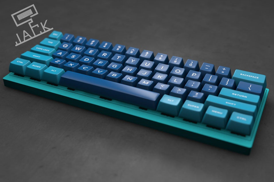 (JACK keyboard keycap guest) SP Sa DND Keycap 87BASE Double Blue ...