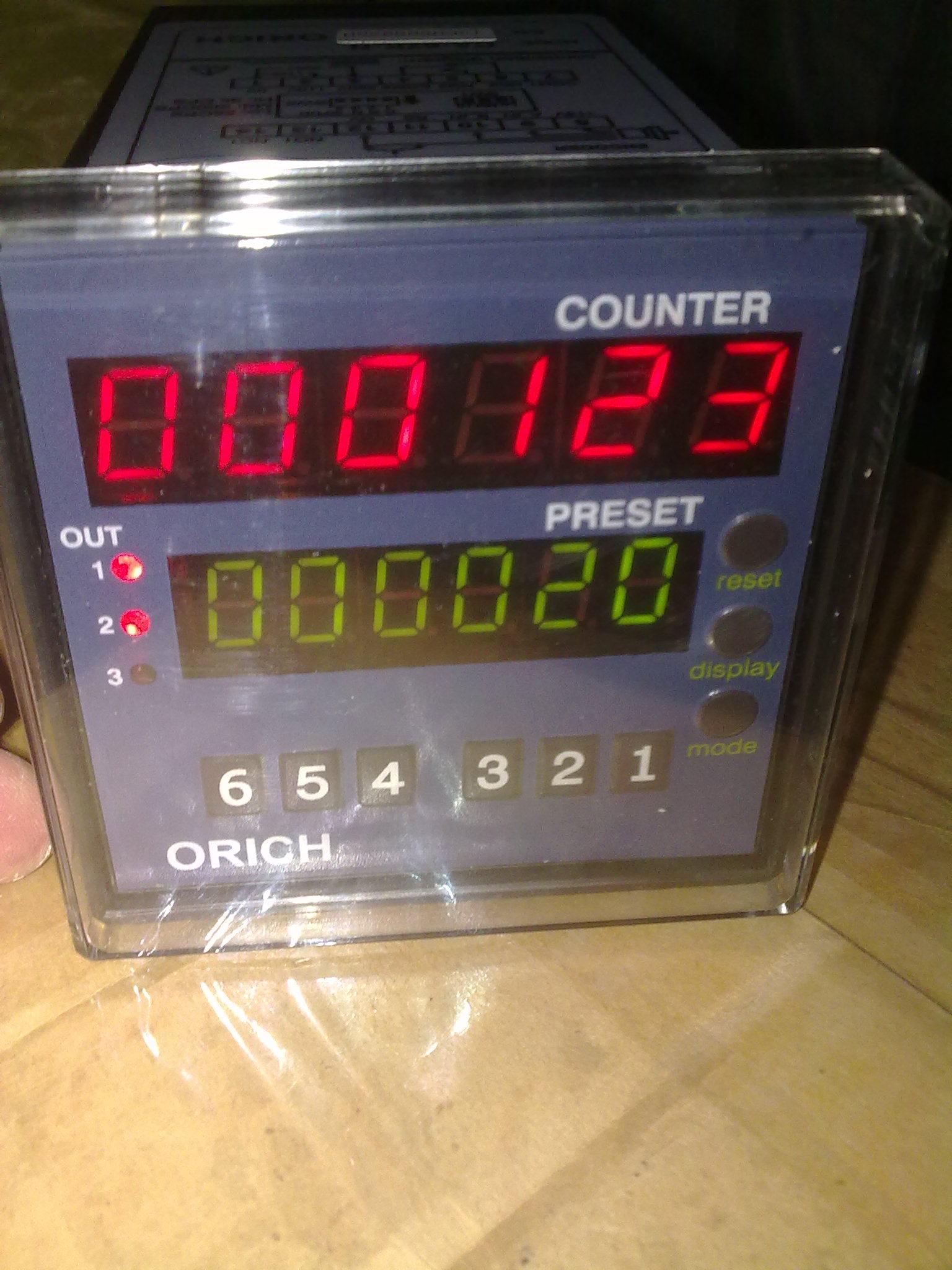 全新ORICH计数器CA-61K-N,CA-62K-N，RLU-40-N CU-61K-N CU-62K-N