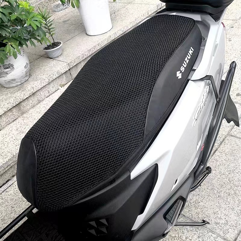 [USD 8.53] Suzuki UE UY125 UU tail box mat dolphin modified by lining bucket motorcycle ...