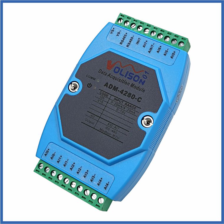 [USD 55.49] ADM-4280 8-channel analog acquisition module 0-20mA 0-10V 4 ...