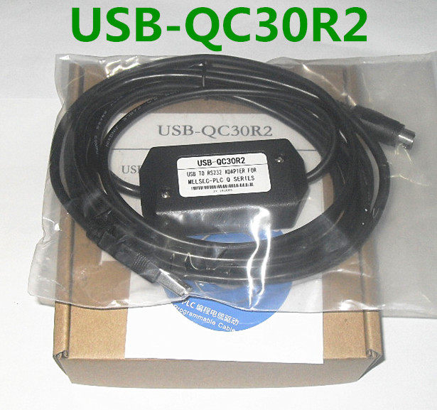 Mitsubishi q 시리즈 plc mitsubishi q 시리즈 및 컴퓨터 통신 라인 usb-qc30r2용 프로그래밍 케이블 ...