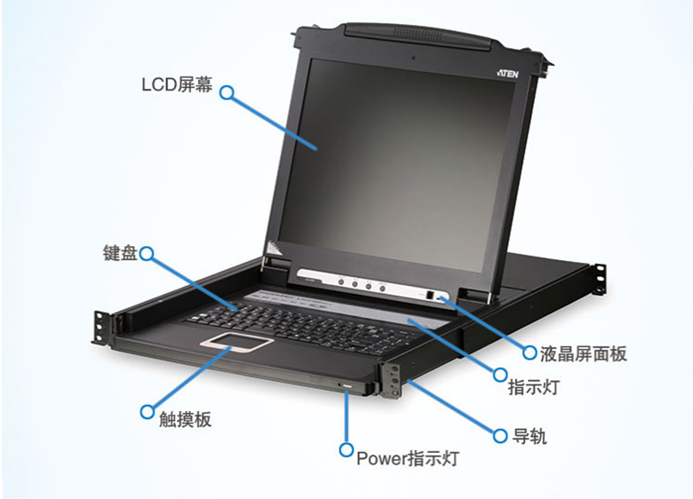 ATEN CL5716 16口KVM切换器，机房管理的“超级大脑”？🤔-KVM-淘宝好物网